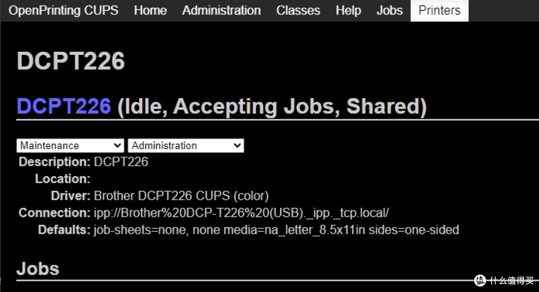 兄弟DCP-T226打印机实现AirPrint无线打印__什么值得买