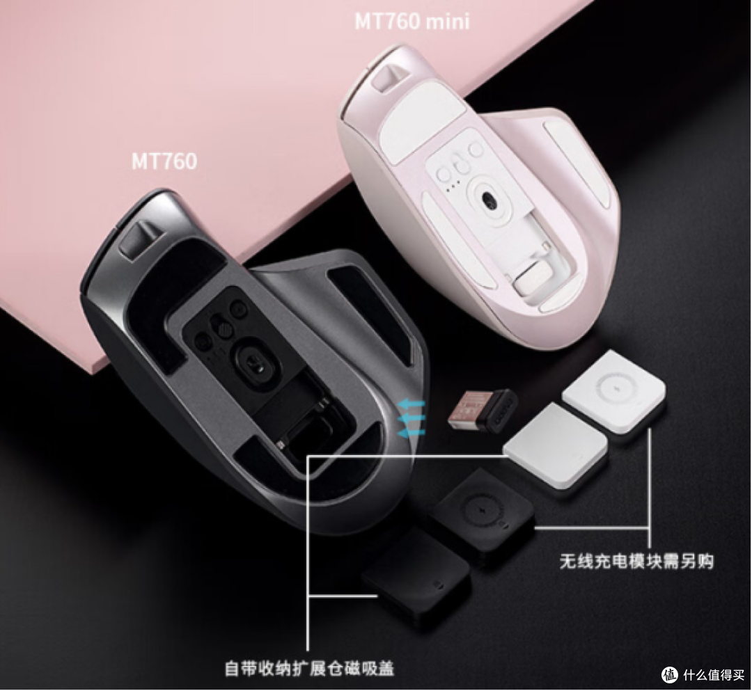 雷柏MT760 Mini鼠标，专为极致舒适性和精准度而设计，实现跨屏操作，你值得拥有！_鼠标_什么值得买