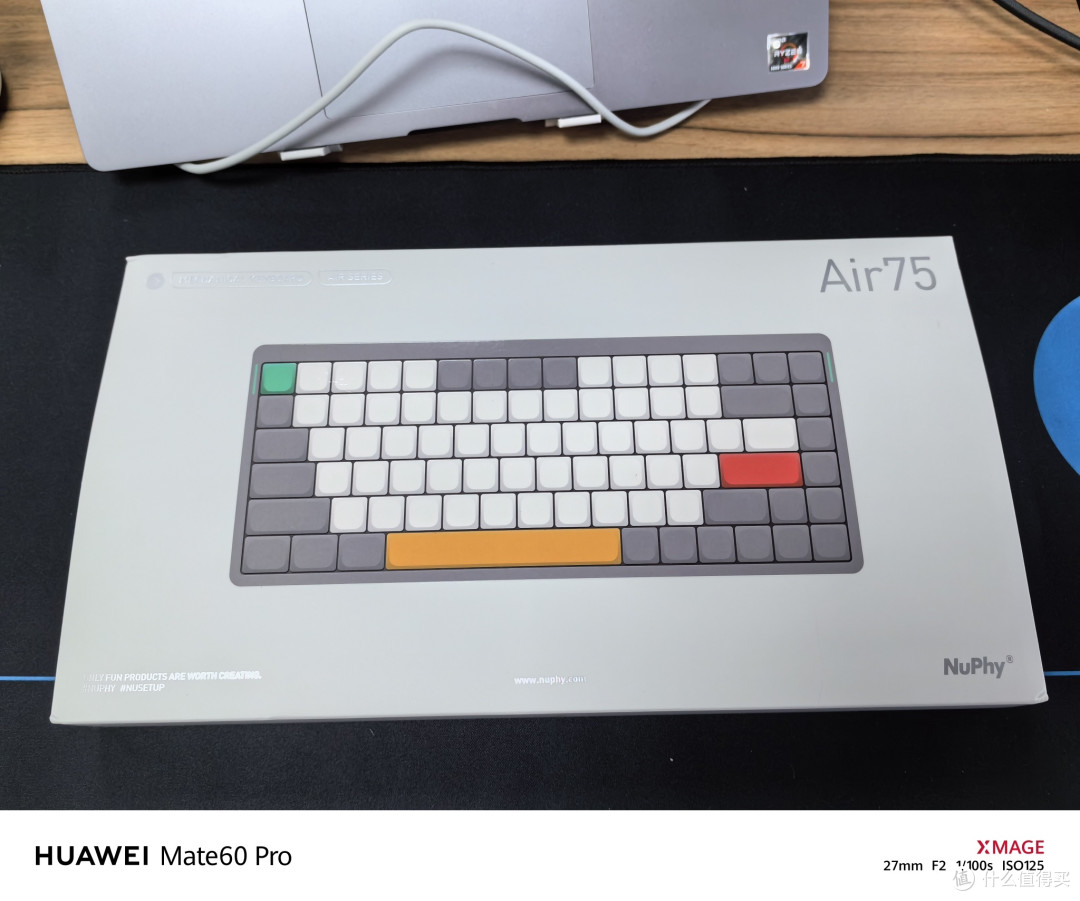 开箱记：NuPhy Air75 V2——矮轴键盘的全新体验_键盘_什么值得买