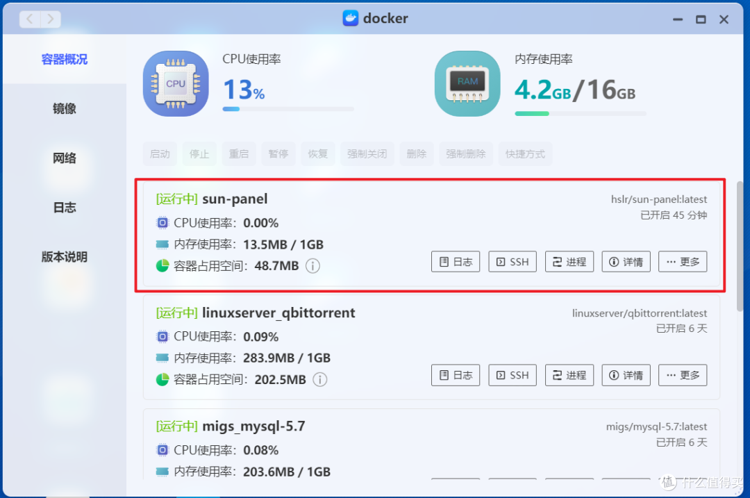 玩转新势力NAS的Docker功能，使用极空间搭建小而美的NAS导航面板『Sun-Panel』_NAS存储_什么值得买