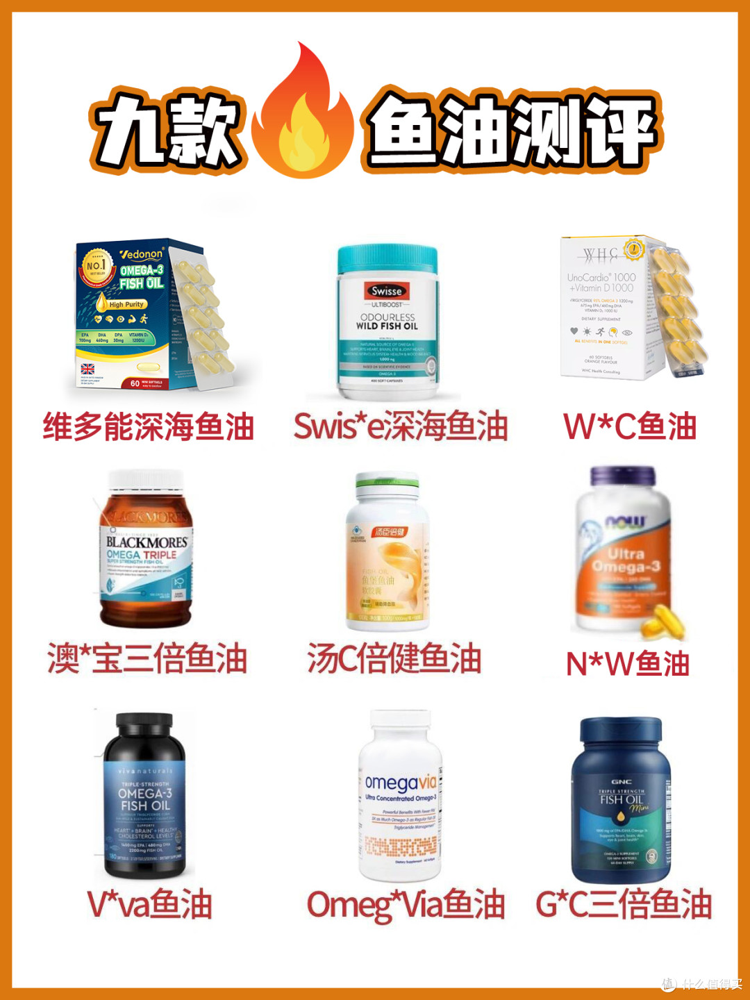 9款鱼油深度测评！WHC、维多能、金凯撒、Viva哪家强？_基础健康_什么值得买