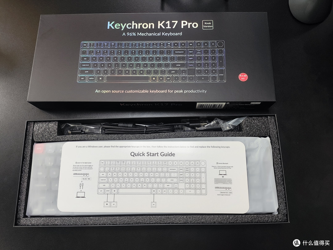 渴创Keychron K17 Pro试用报告_键盘_什么值得买