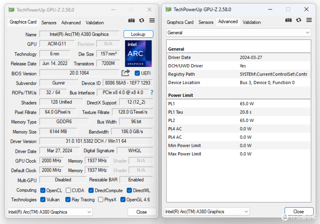 售价800依旧是外置核显？蓝戟Intel Arc A380 Photon 6G OC上手体验_显卡_什么值得买