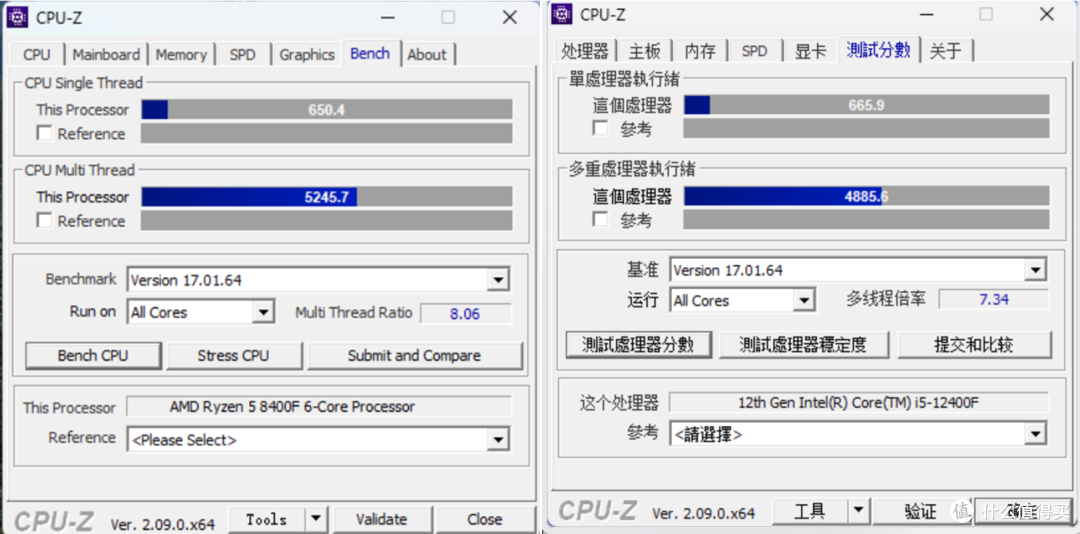 入门CPU如何选？8400F与12400F对比，看完再决定_CPU_什么值得买
