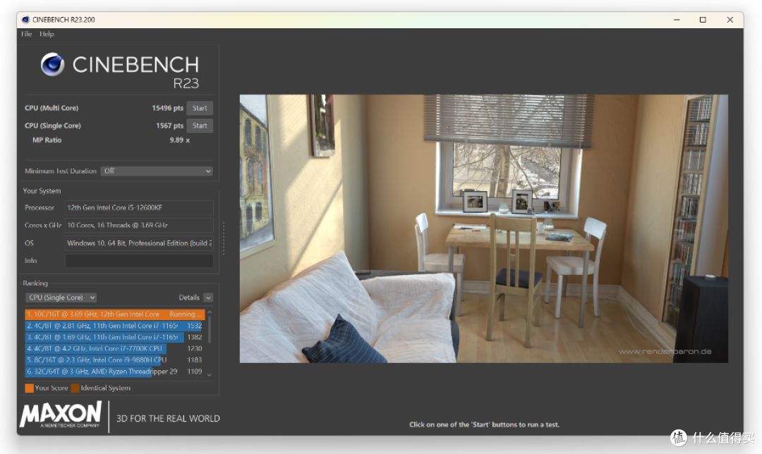 目前的千元CPU最优选？Intel i5-12600KF实测解析_CPU_什么值得买
