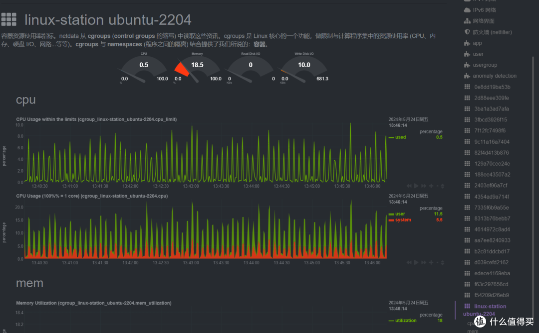 NAS部署地表最炫Linux实时性能监控面板『Netdata』&全网首发汉化_NAS存储_什么值得买