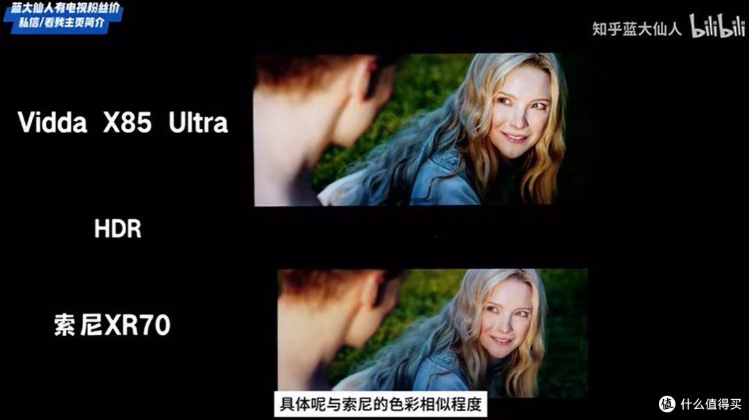 知乎蓝大仙人评测：Vidda X85 Ultra画质和硬件确实“够顶”！_液晶电视_什么值得买