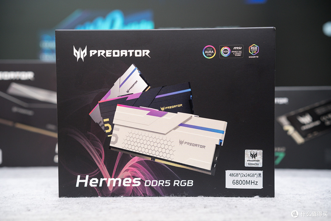 原来上8000MHz如此轻松，宏碁掠夺者 Hermes冰刃 DDR5 6800Mhz内存评测_内存_什么值得买