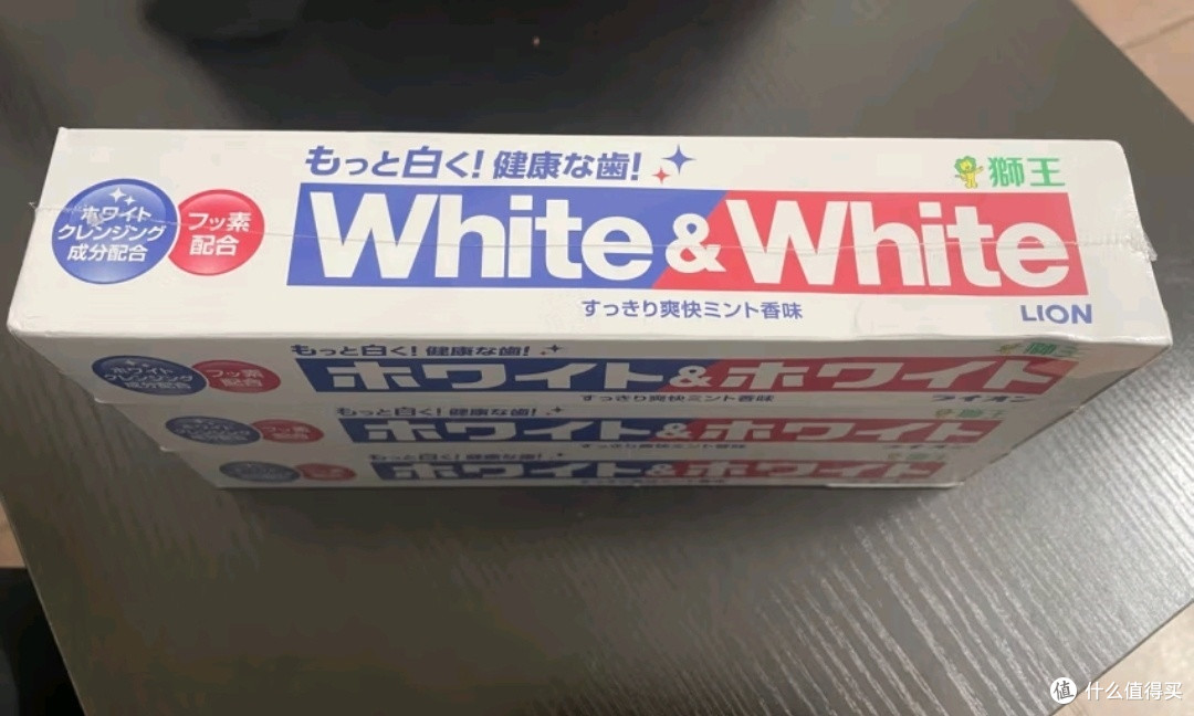 狮王美白牙膏！_牙膏_什么值得买
