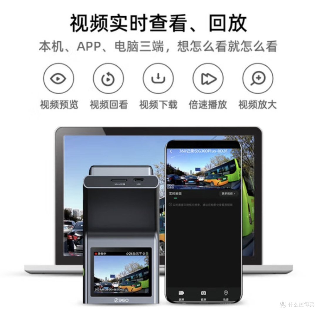 360AI行车记录仪G300plus版深度评测_行车记录仪_什么值得买
