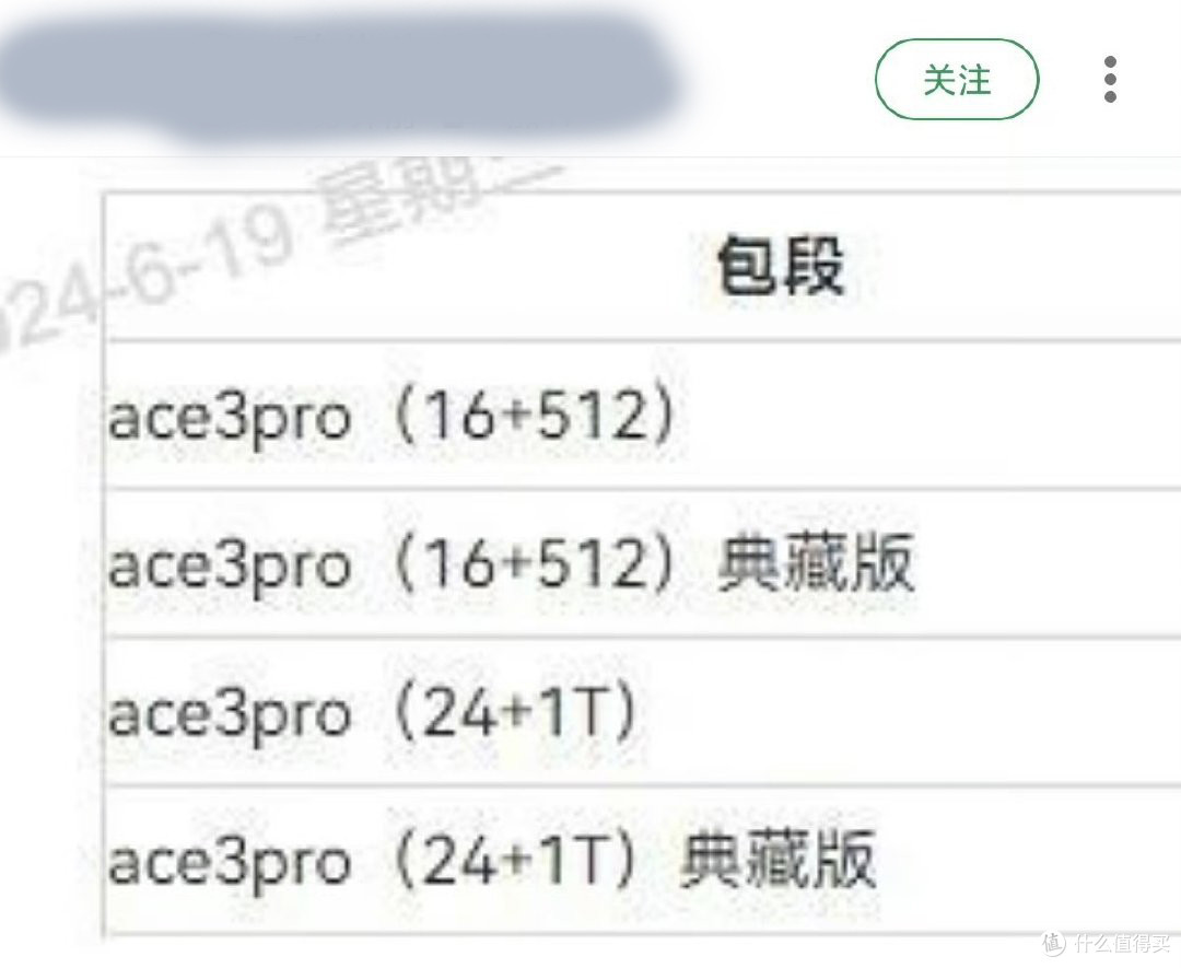 一加Ace3Pro发布日期确认！24GB+1TB+6100mAh，价格亲民_手机_什么值得买