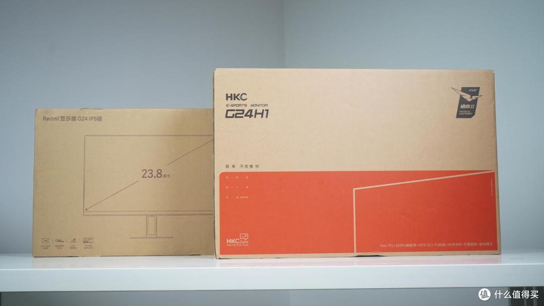 HKC G24H1对比红米G24：可能是最卷的两台23.8英寸FastIPS电竞显示器_显示器_什么值得买