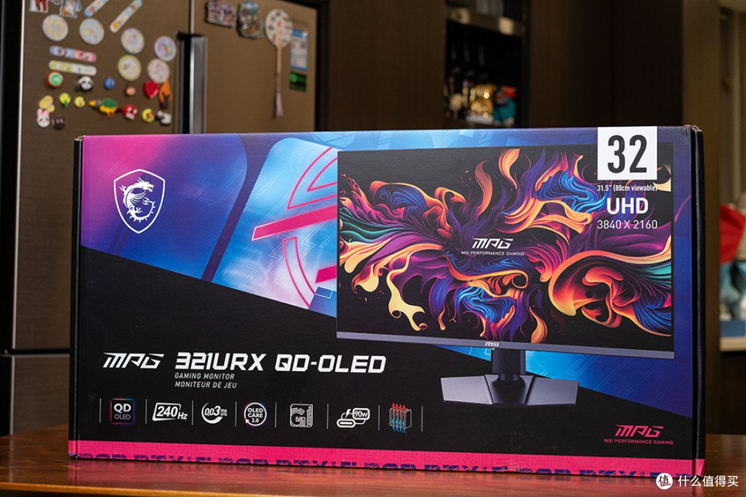 感受旗舰品质，微星MPG 321URX QD-OLED显示器评测_显示器_什么值得买