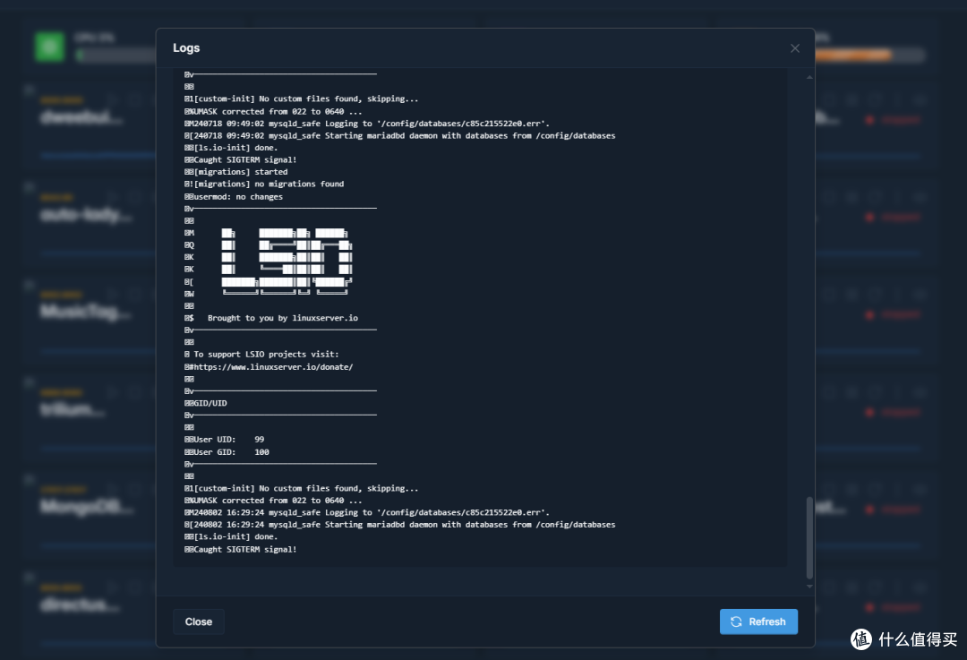 UNRAID篇！搭建管理容器的WebUI界面，DweebUI 容器管理_网络存储_什么值得买