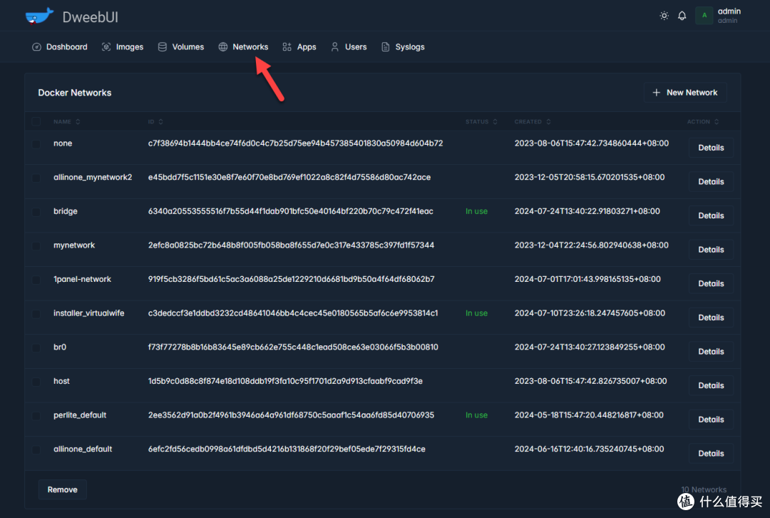 UNRAID篇！搭建管理容器的WebUI界面，DweebUI 容器管理_网络存储_什么值得买