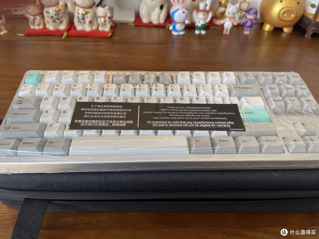 EVO80开箱_键盘_什么值得买