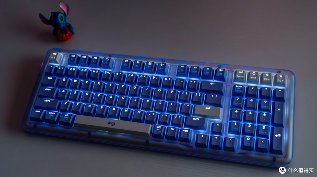 年轻人的第一把AI 客制化键盘，罗技琥珀系列K98M首发体验分享_键盘_什么值得买