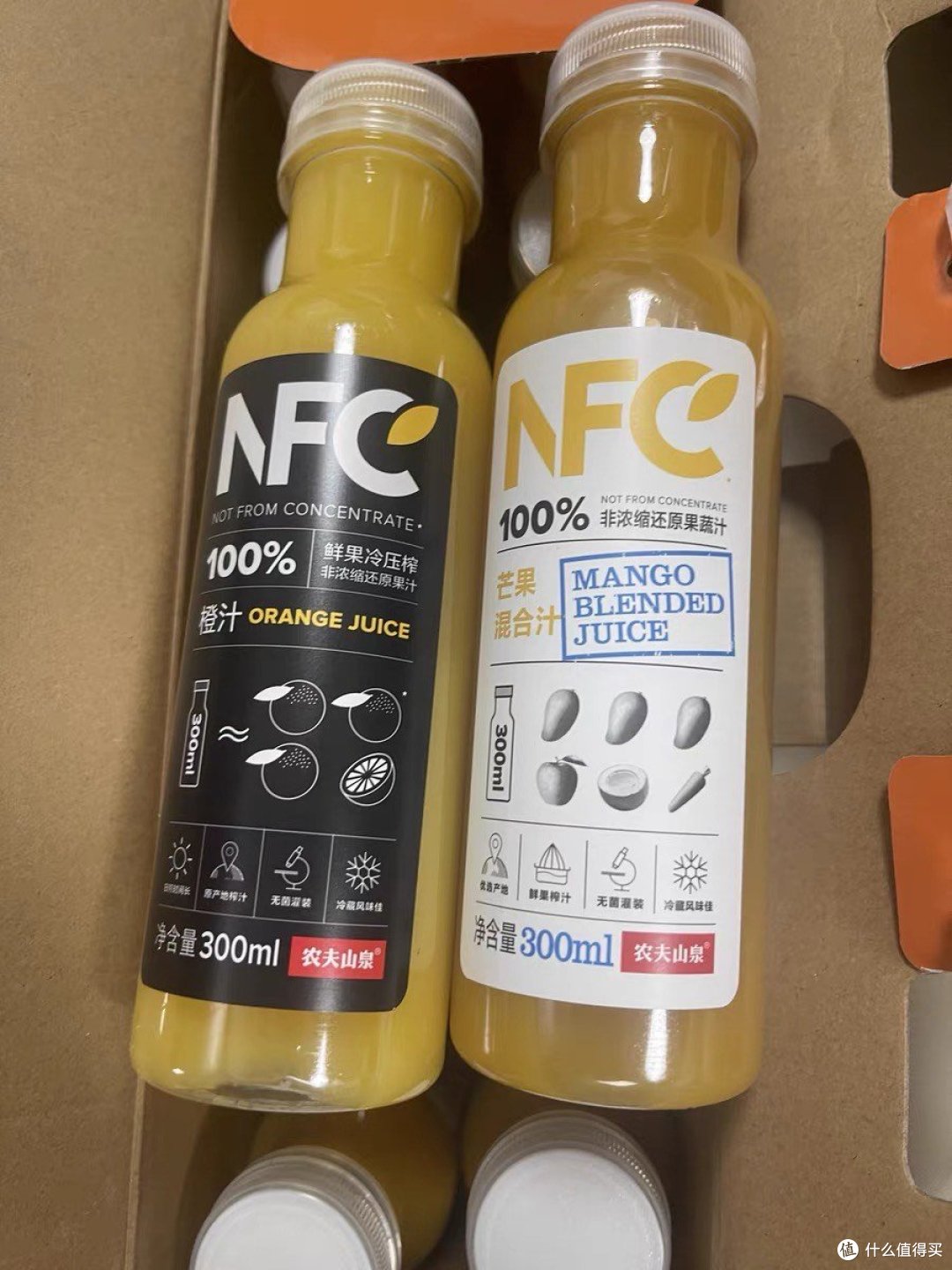 农夫山泉100%NFC橙汁：天然鲜榨，每一滴都是自然的味道_果汁饮料_什么值得买
