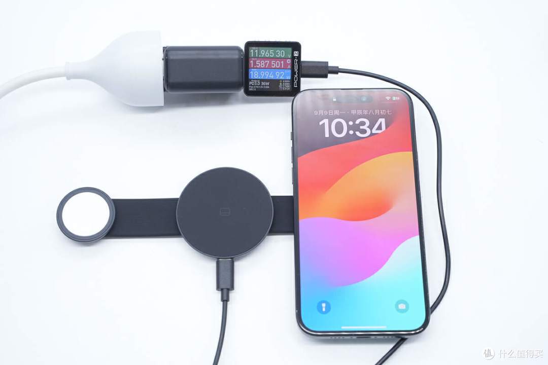 拆解报告：ANKER安克25W Qi2三合一无线充电器A25M8_充电器_什么值得买