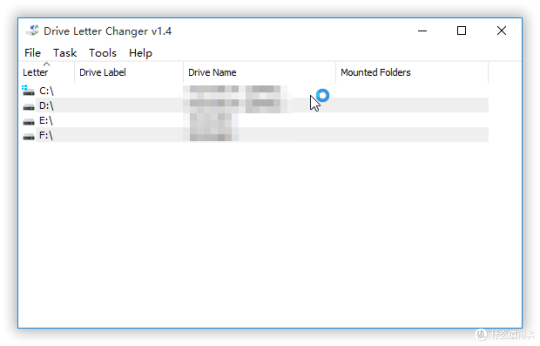 驱动器盘符管理工具——Drive Letter Changer v1.4_服务器_什么值得买