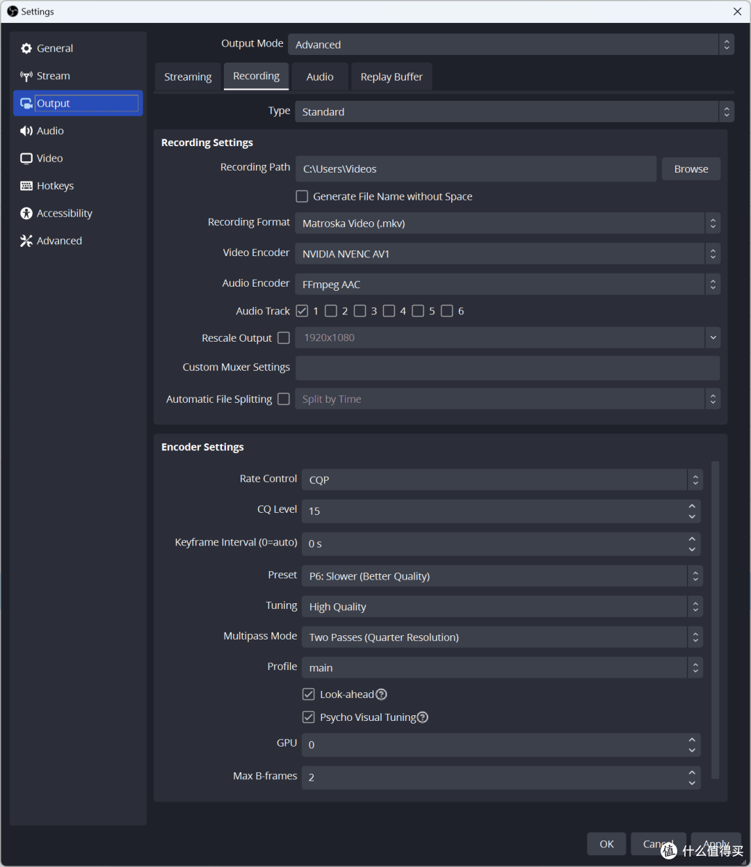 转NVIDIA NVENC OBS 指南_软件应用_什么值得买