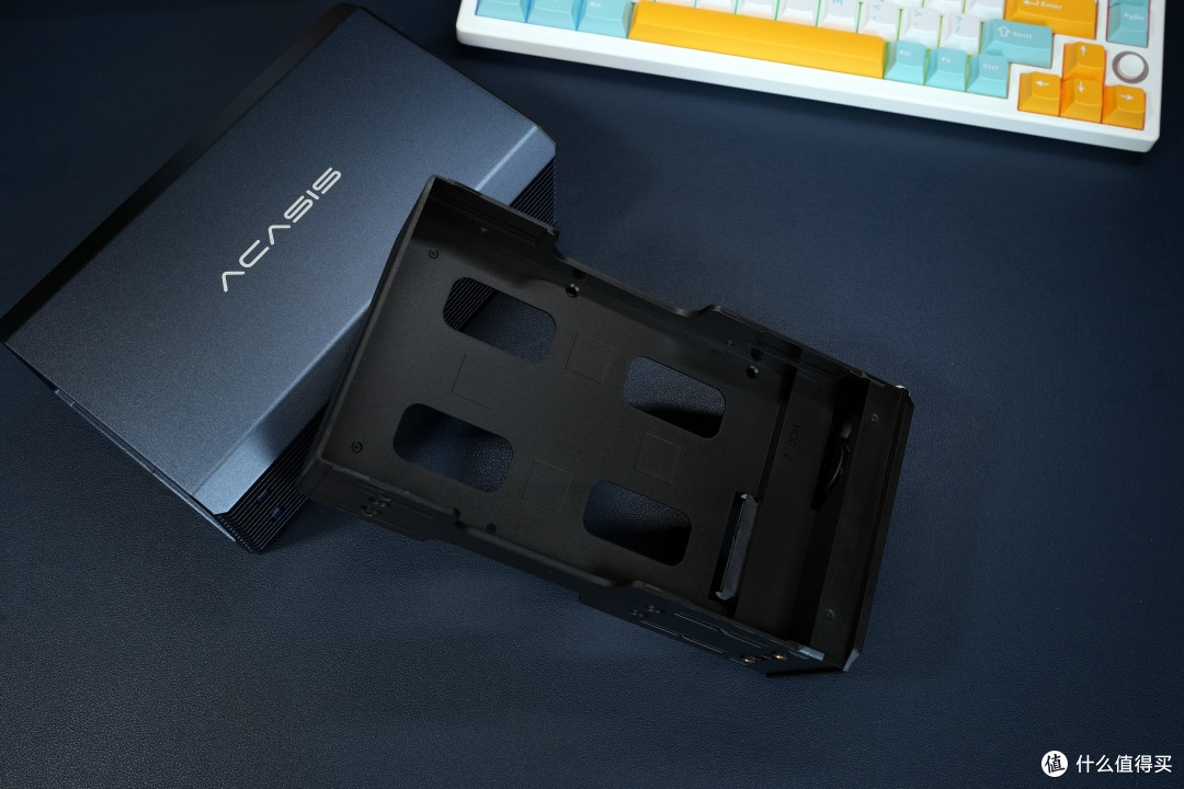 阿卡西斯双盘位3.5寸硬盘盒体验：一块3T硬盘装进去莫名其妙挂了_移动硬盘盒_什么值得买