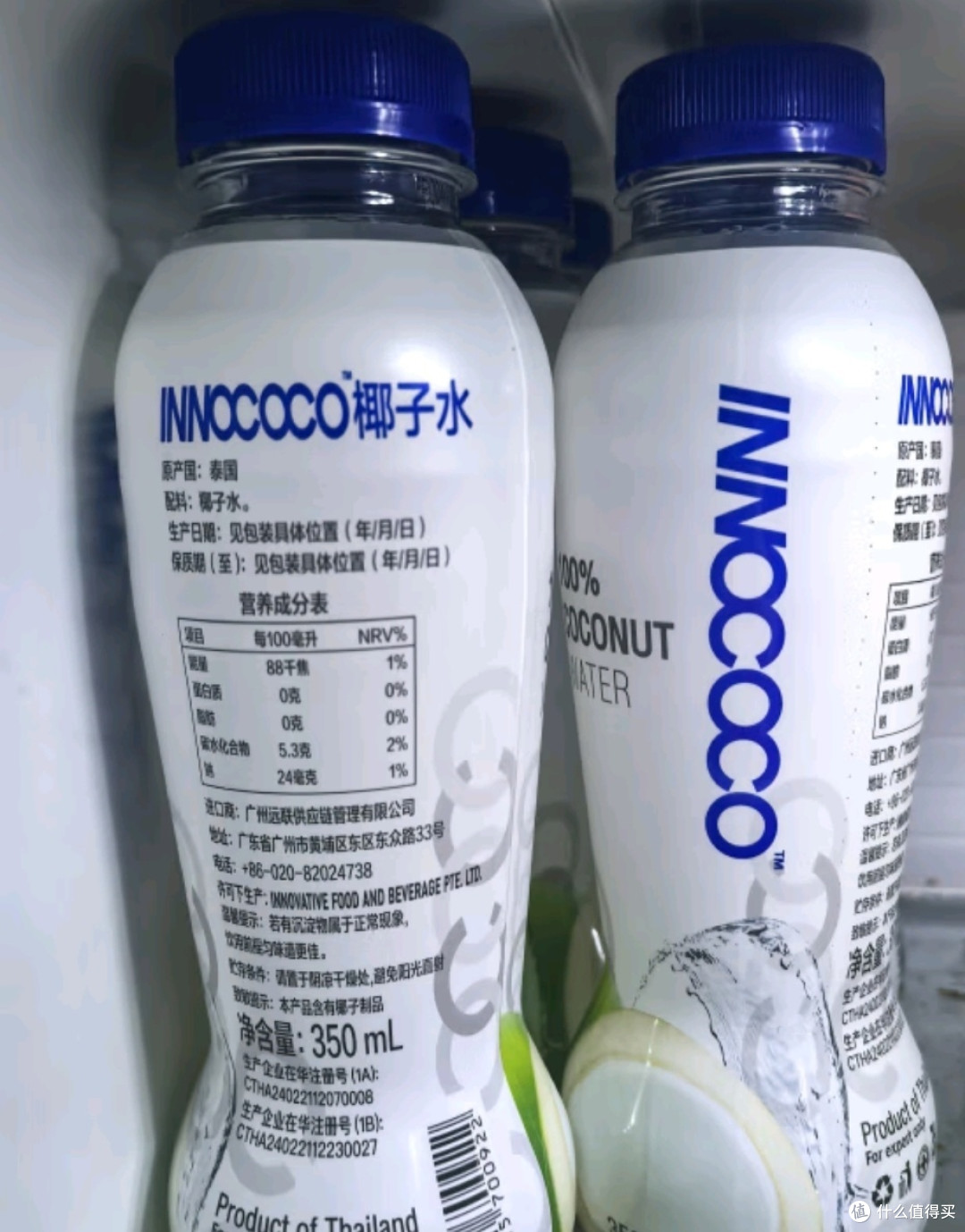 INNOCOCO 泰国进口 100%纯椰子水：运动补水的绝佳之选_纯果汁_什么值得买