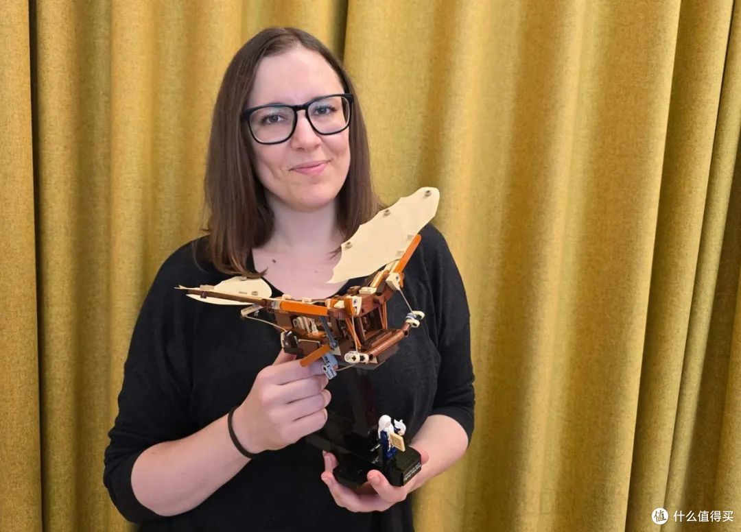 493颗粒织物机翼！的乐高Icons系列10363列奥纳多·达·芬奇的飞行器正式公布！_积木拼插_什么值得买