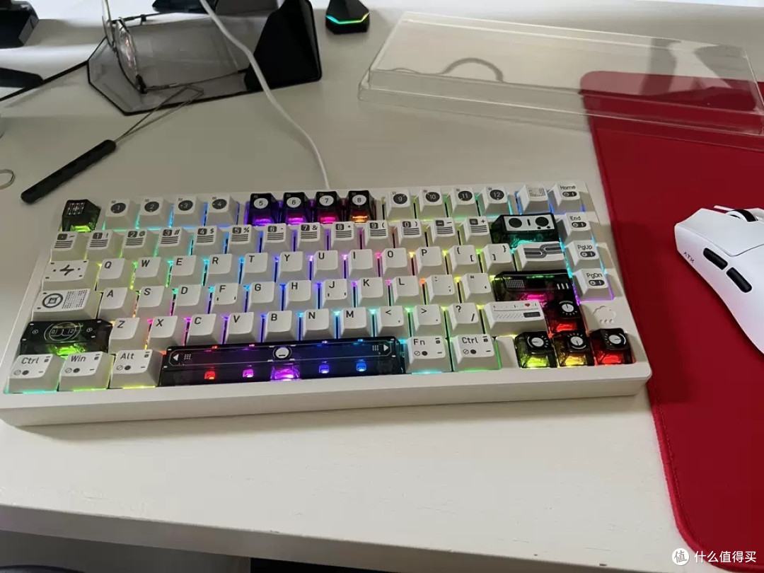 WOB Rainy75RT 电竞磁轴键盘，游戏界的 CNC 铝坨坨 RGB 万磁王_键盘_什么值得买