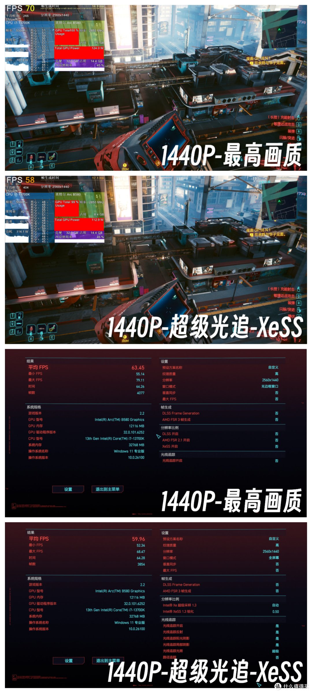 英特尔 Arc B580 实测：Xe2 架构 + XeSS 2，性能与画质的双重奏_显卡_什么值得买