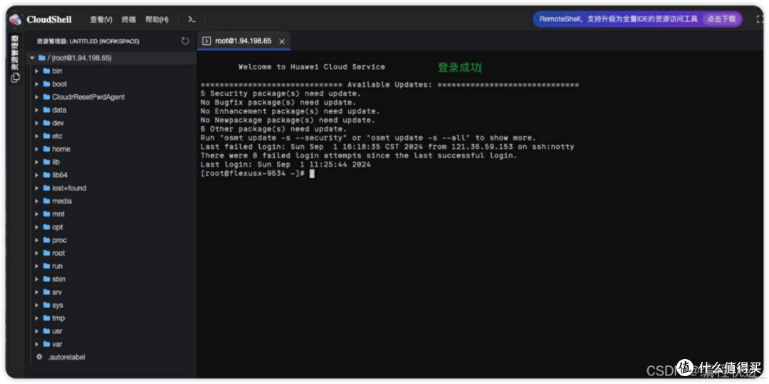 华为云 Flexus X 实例使用测评——上手初体验，比想象的更丝滑_服务软件_什么值得买