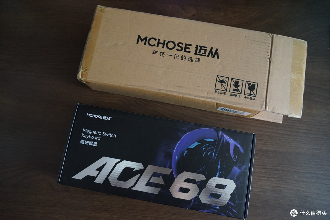 199的半铝磁轴键盘——迈从ACE68 冰蓝磁轴_无线键盘_什么值得买