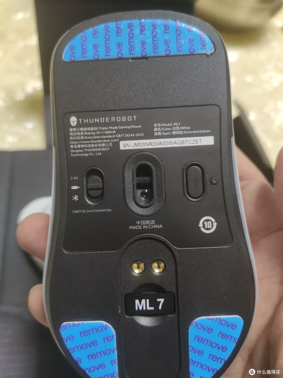 众测体验：雷神ML7增程版三模游戏鼠标_鼠标_什么值得买