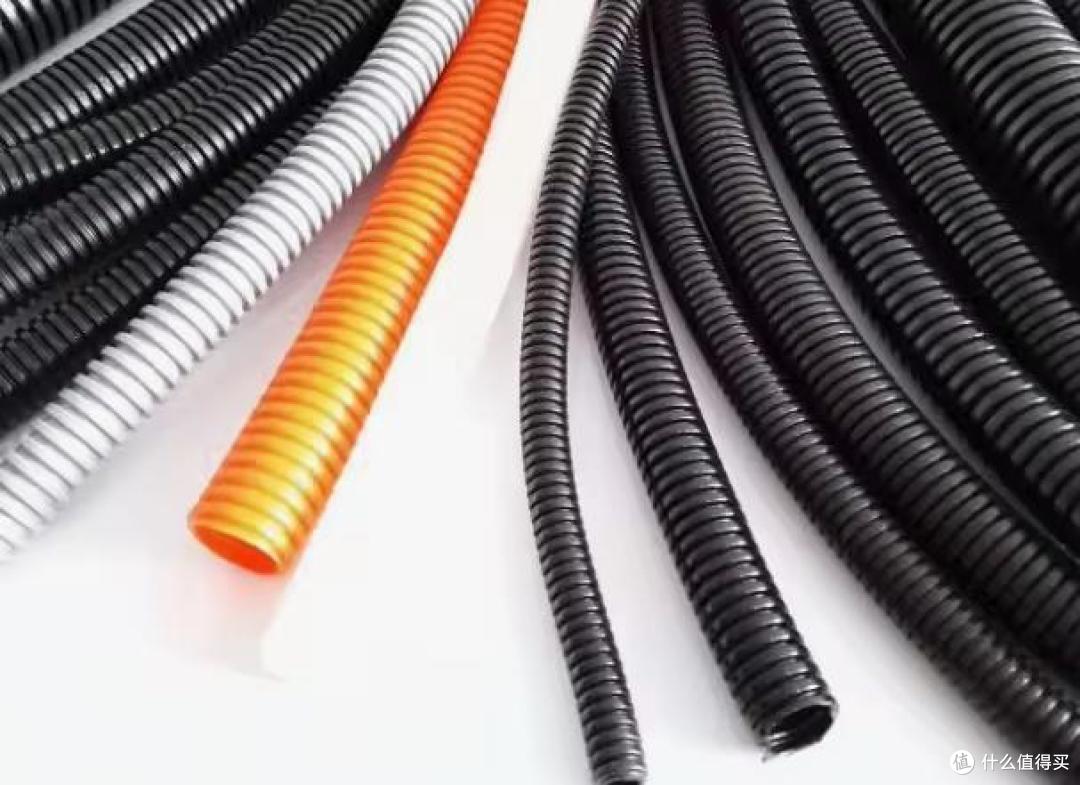 波纹管 | PVC、PE、PA、PP穿线波纹管区别这么大！千万别用错。_家用五金_什么值得买