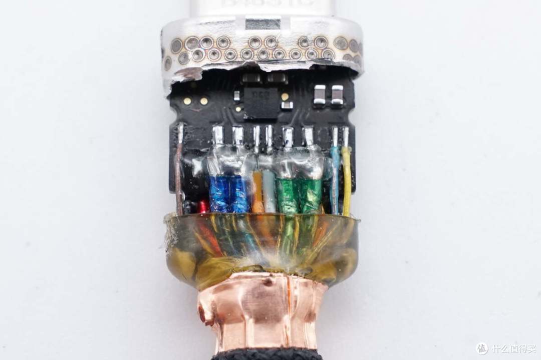 拆解报告：苹果1米雷电5 Pro编织数据线A3189_数据线_什么值得买