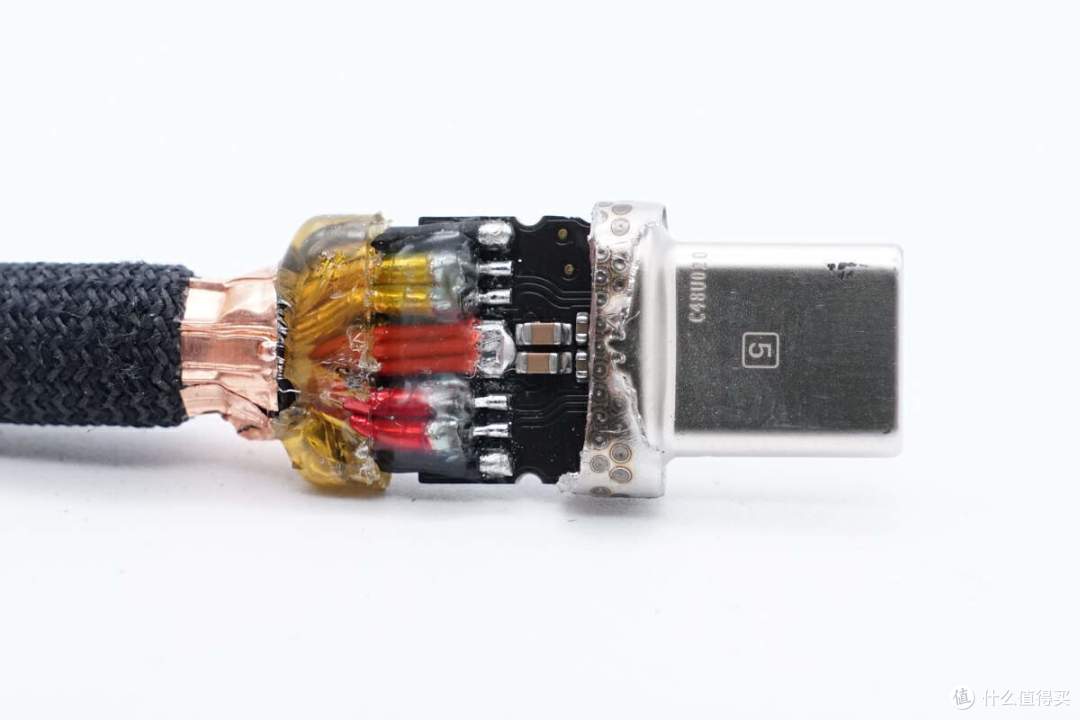 拆解报告：苹果1米雷电5 Pro编织数据线A3189_数据线_什么值得买