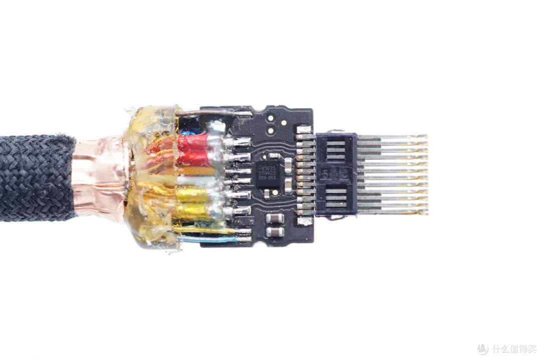 拆解报告：苹果1米雷电5 Pro编织数据线A3189_数据线_什么值得买