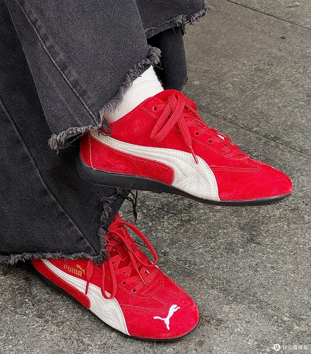 新年红色系穿搭：PUMA Speedcat OG 赛车鞋_跑鞋_什么值得买
