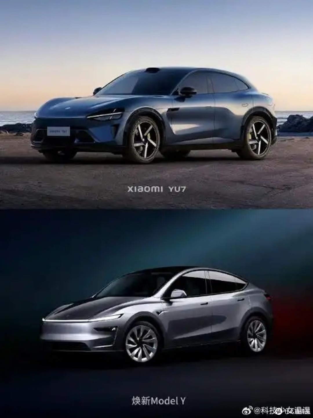 小米YU7和焕新Model Y，到底该选谁？_新能源车_什么值得买