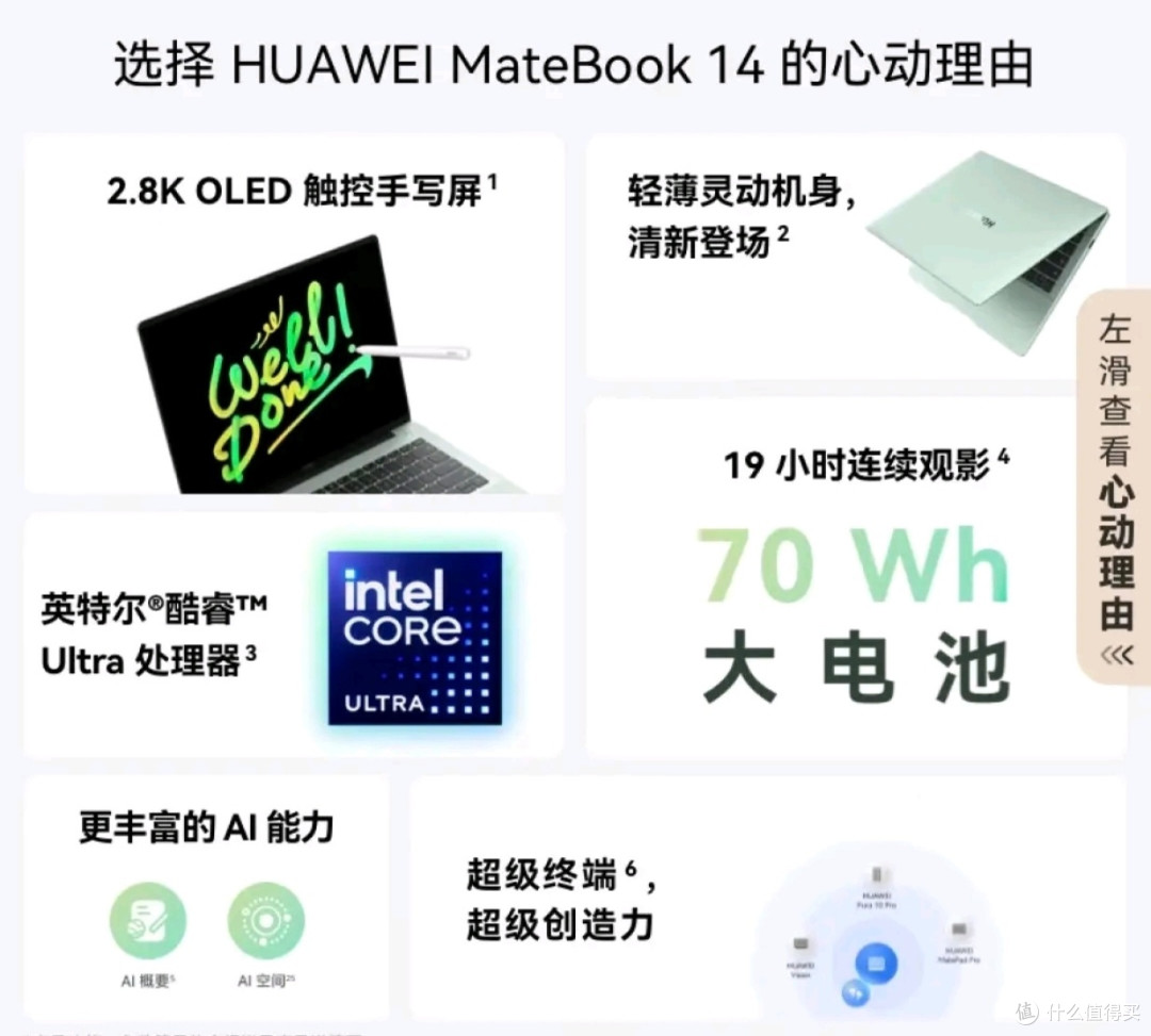 对比了好几款，国补就买它了华为matebook14_笔记本电脑_什么值得买