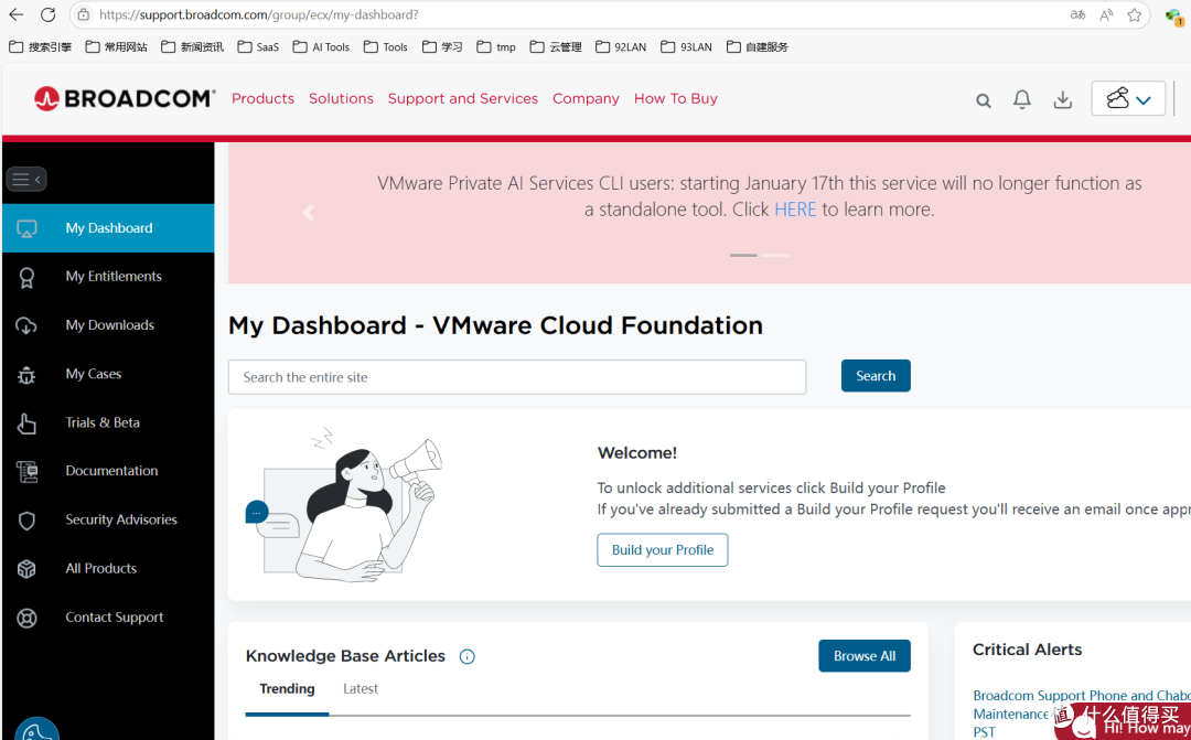 如何在broadcom官网下载VMware Workstation Pro_服务软件_什么值得买