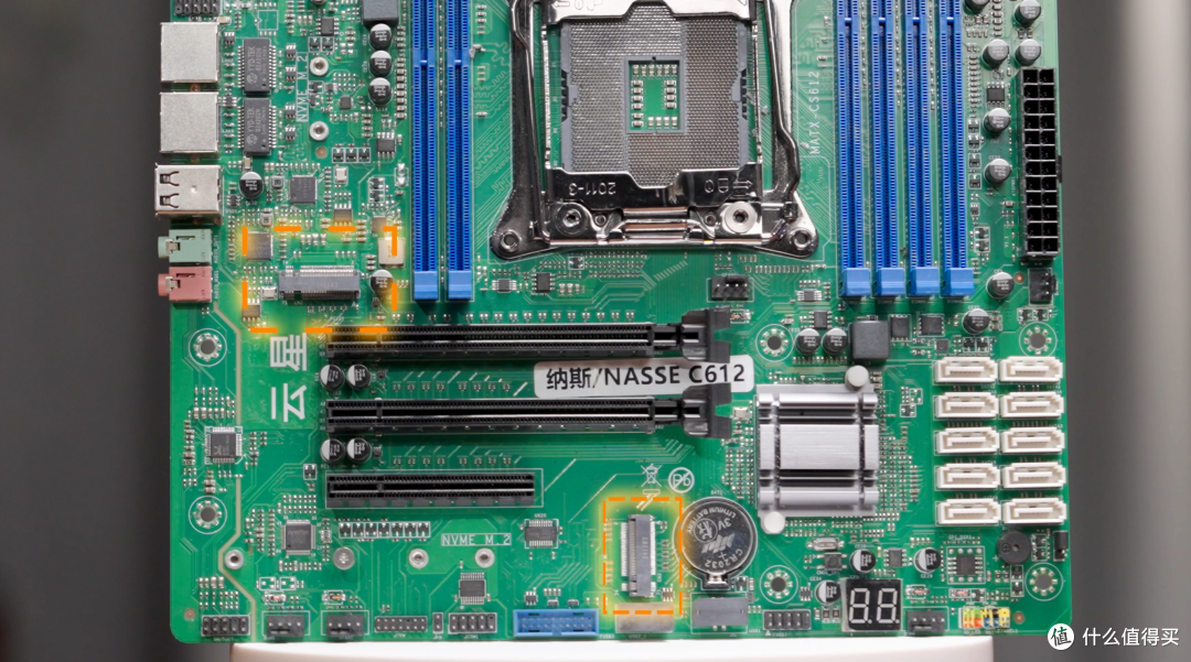 X99 NAS主板！带BMC 10 SATA PCIE拆分！All in one的绝佳选择？_主板_什么值得买