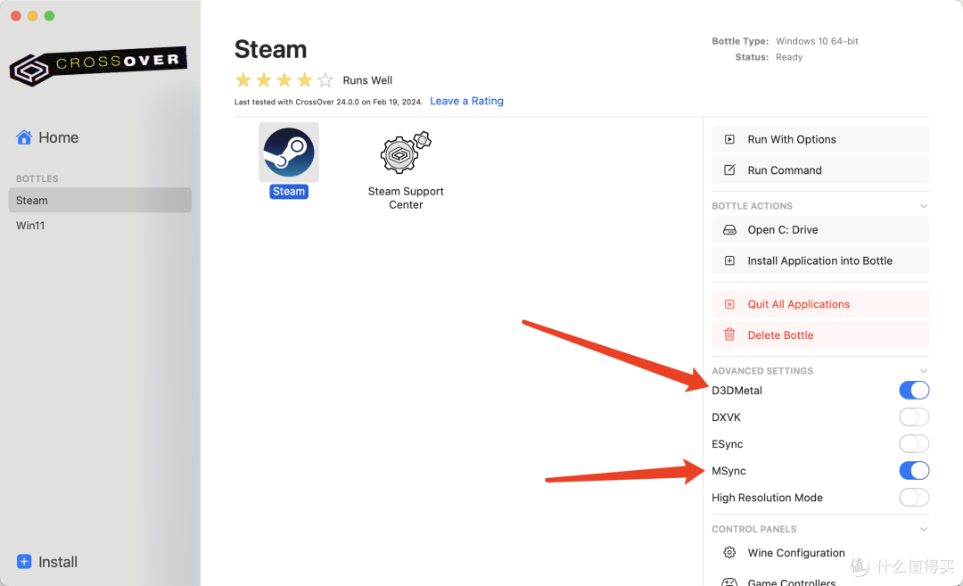 CrossOver25震撼发布。助力Mac用户解锁更多Windows游戏_电脑游戏_什么值得买