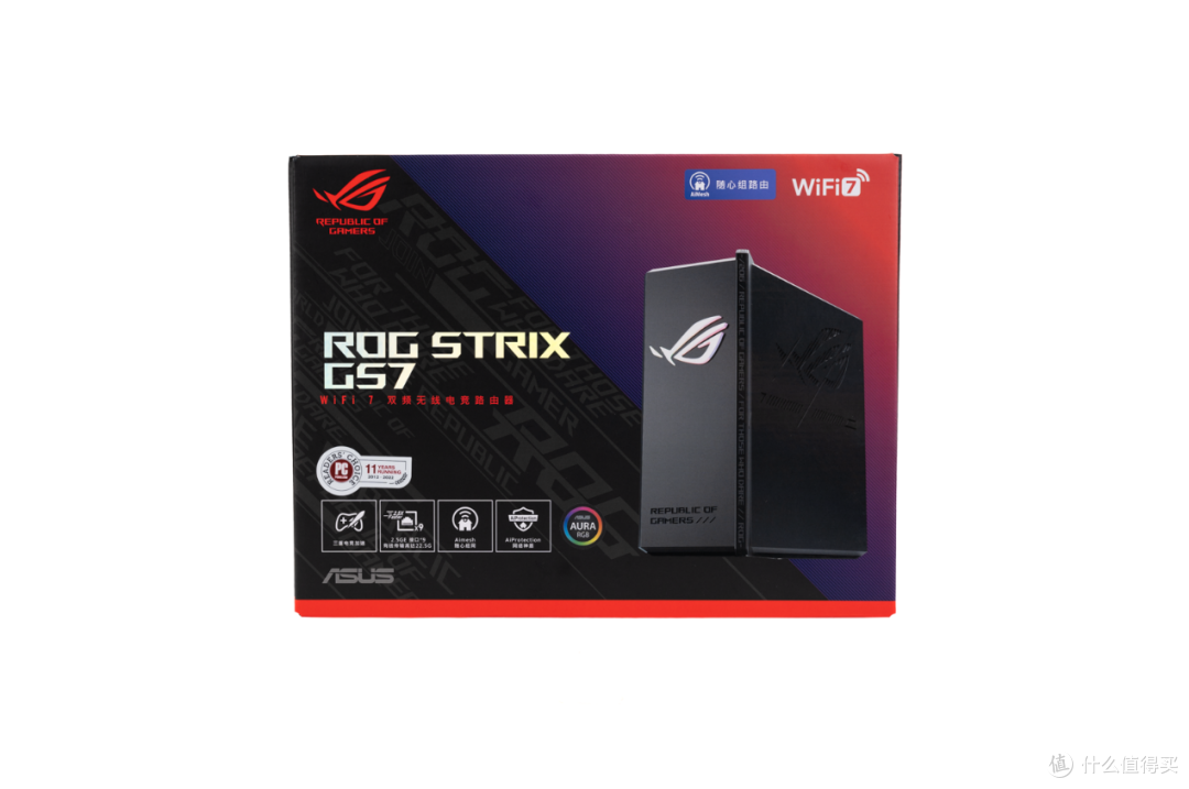 ASUS 华硕 ROG魔盒 GS7 BE7200规格无线路由器 开箱评测_路由器_什么值得买
