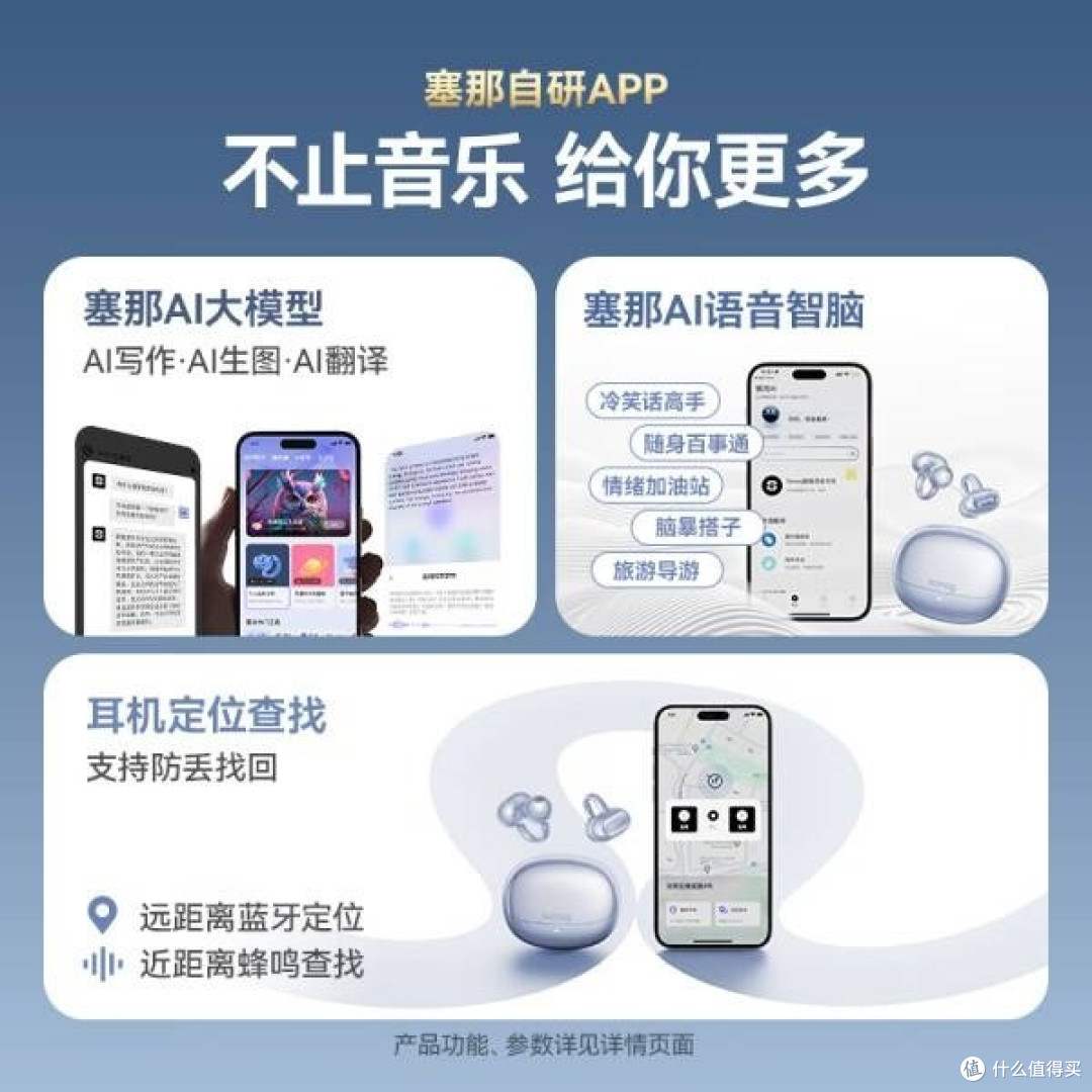 SANAG塞那S8S蓝牙耳机：AI翻译+骨传导，重塑音乐与沟通新体验_蓝牙耳机_什么值得买
